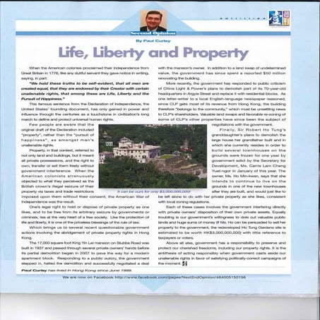 Life, Liberty and Property | PDF