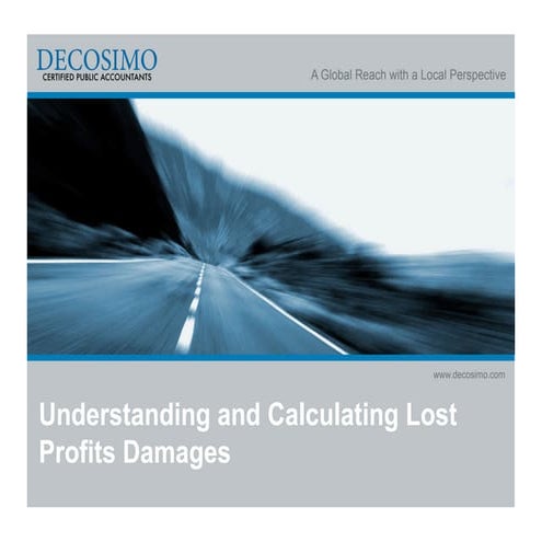 Understanding and Calculating Lost Profit Damages | PDF