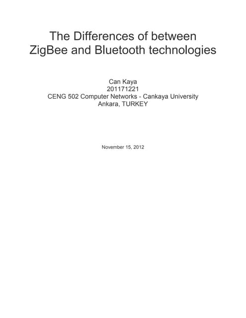 Zigbee technology ppt | PPT
