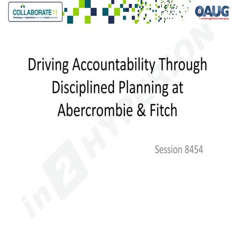 Driving Accountability Through Disciplined Planning at Abercrombie ...
