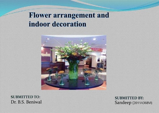 Elements and principles of design in flower arrangement | PPT