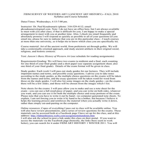 Arh2050 1745 research project instructions | PDF