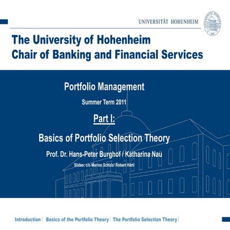 2011_Basics of Portfolio Selection Theory Burghof Presentation.pdf