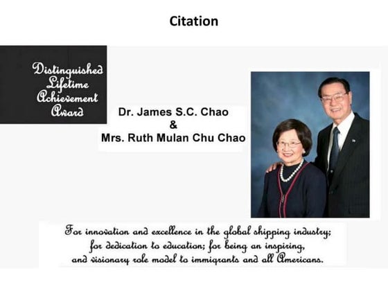 Angela Chao, Chair and ceo at Foremost group