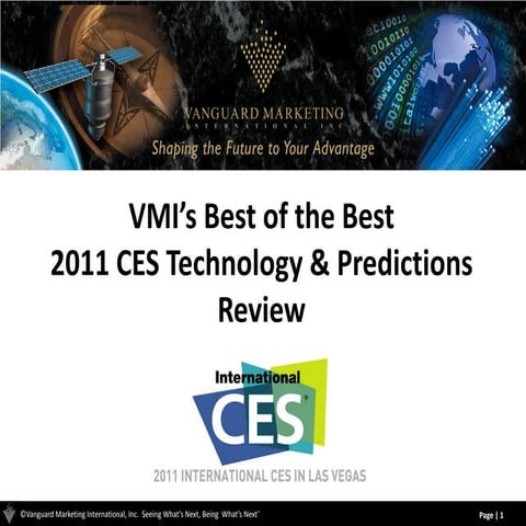 2011 CES Show By VMI | PPT
