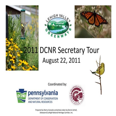 DCNR Secretary Tour 2011 | PPTX