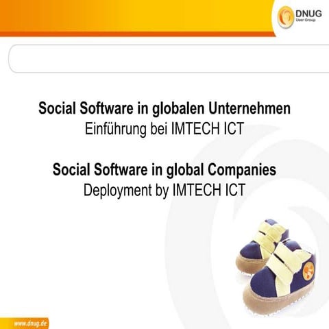 Social software in global companies - Imtech ICT | PPTX