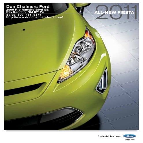2011 Don Chalmers Ford Fiesta Albuquerque NM | PDF