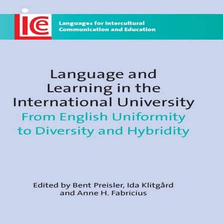 2011 language and learning in the international university | PDF