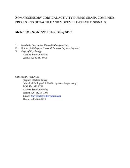 Sensory Re-education | PPTX