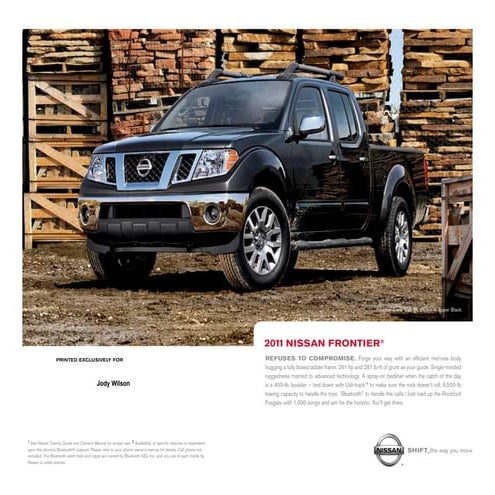 2011 Nissan Frontier Tyler Texas | PDF