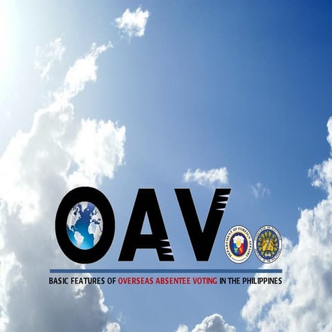 Overseas Absentee Voting in the Philippines by COMELEC | PPT