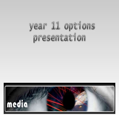 2011 Options Evening | PPT