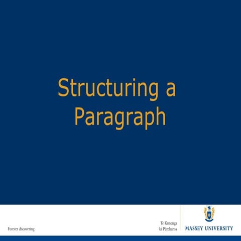 2011 paragraph structuring slideshare | PPT | Australia and Oceania Travel | Travel Locations
