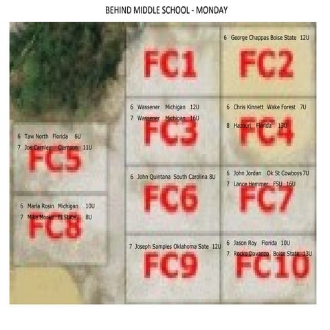 2011 practice field_schedule[1] | PPT