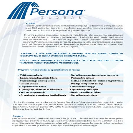 Persona Global | PDF