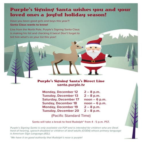 Purple Signing Santa 2011 | PDF