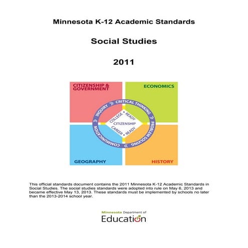 2011 social studies standards | PDF