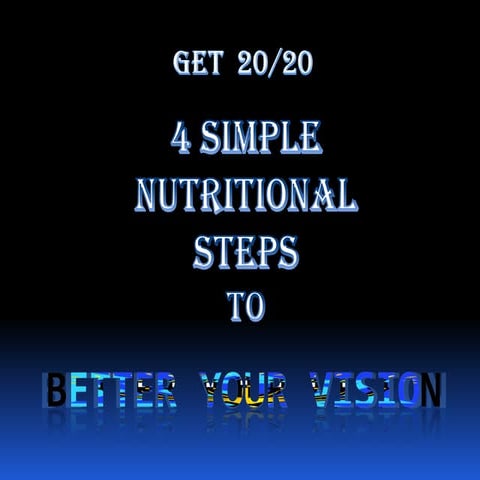 2011 vision nutrition holistic plan (revised) | PPT
