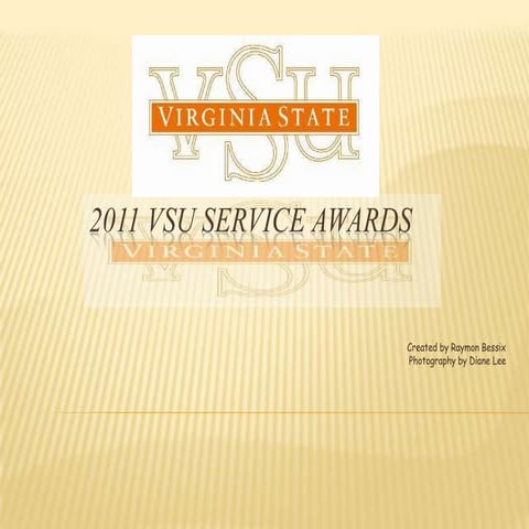 2011 Virginia State University Service Awards | PPSX