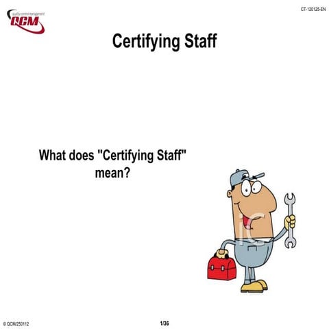 Certifying Staff MRO | PDF