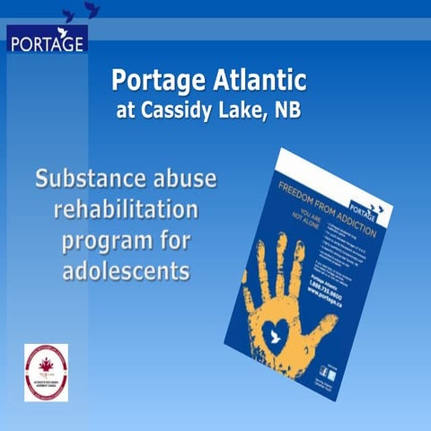Drug addiction rehabilitation program for youth - Portage Atlantic | PPT