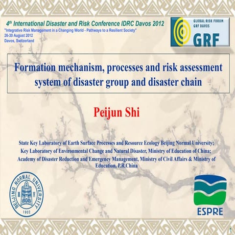Formation mechanism, process and risk evaluation system of disaster ...