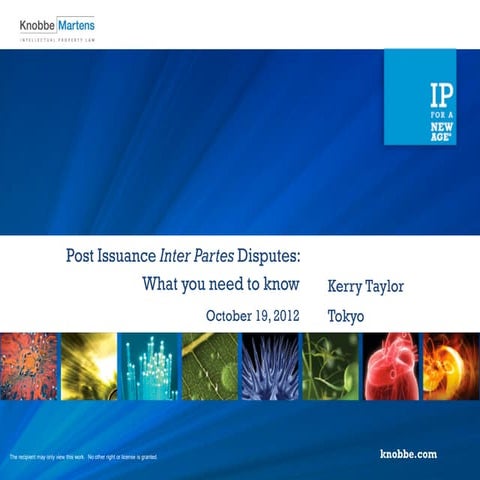 Inter Partes Review of Patents | PPTX