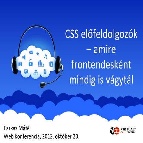 CSS előfeldolgozók | PPT