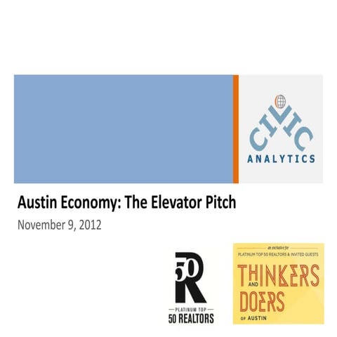 Austin Economy: The Elevator Pitch | PPTX