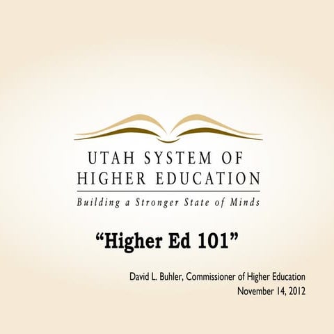 Higher Ed 101 | PPT