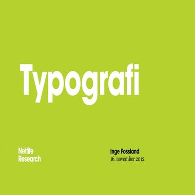 Typografi | PDF