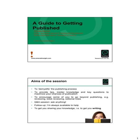 What makes a good article? Generating an insightful manuscript | PDF