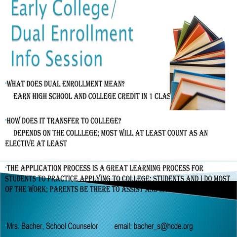 2012 2013 dual enrollment info session | PPT