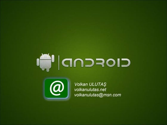 Android tutorial | PPT