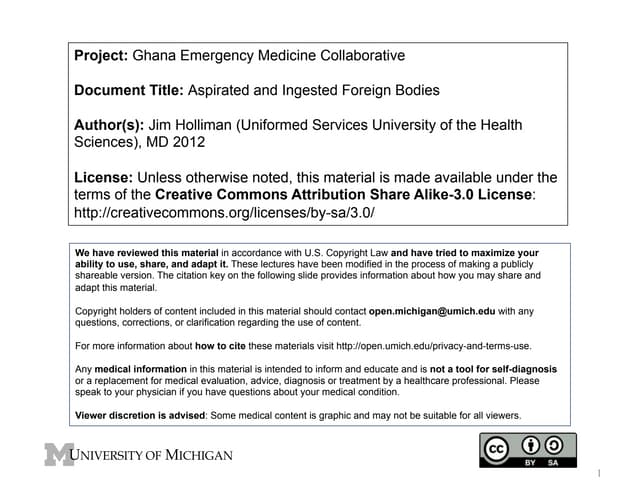 Pediatric airway foreign body | PPT