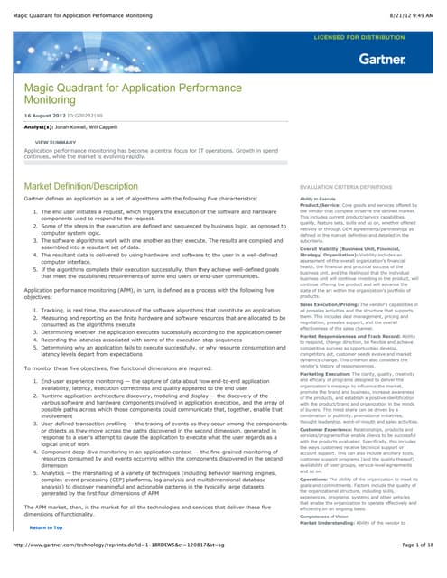 G10.2014 magic quadrant for application delivery controllers | PDF