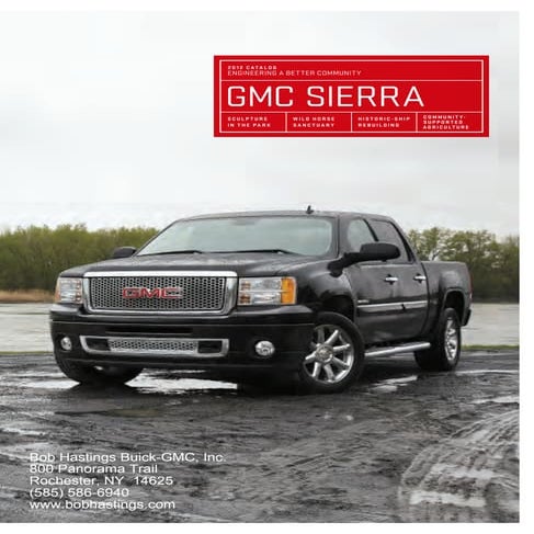 2012 GMC Sierra Brochure Rochester-Bob Hastings Buick GMC | PDF