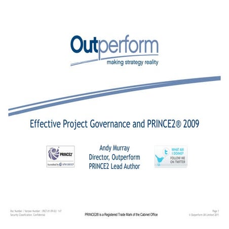 2012 01 Apm Branch Governance And Prince2 | PDF | Computer Software and ...