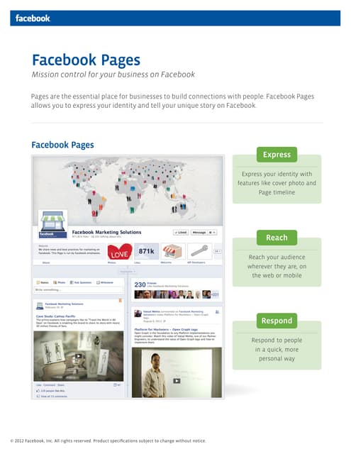 Facebook Pages Overview | PDF