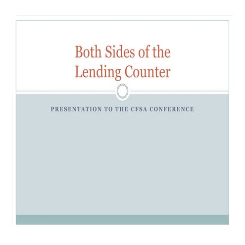 Cash Flow and Financing: Determining Reserves for Bad Debts | PPT