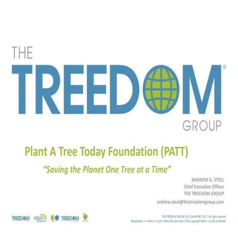 Plant A Tree Today Foundation (PATT) | PPTX