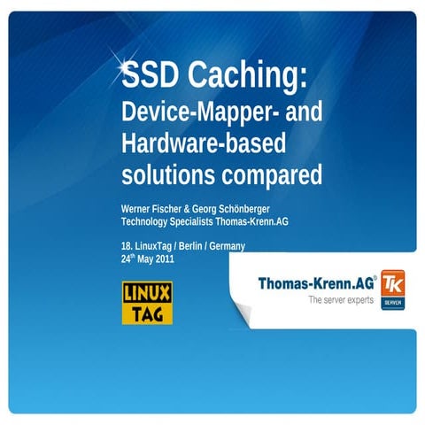SSD Caching: Device-Mapper- and Hardware-based solutions compared | PDF | Operating Systems ...