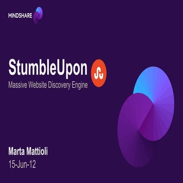 Startup profile on Stumbleupon | PPT