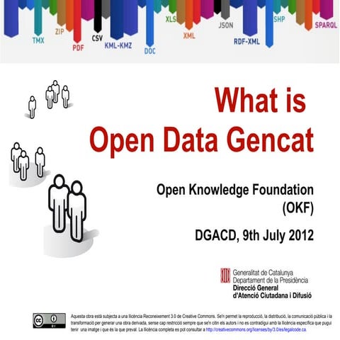 What is Open Data Gencat | PPT