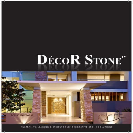 Decor Stone Brochure | PDF
