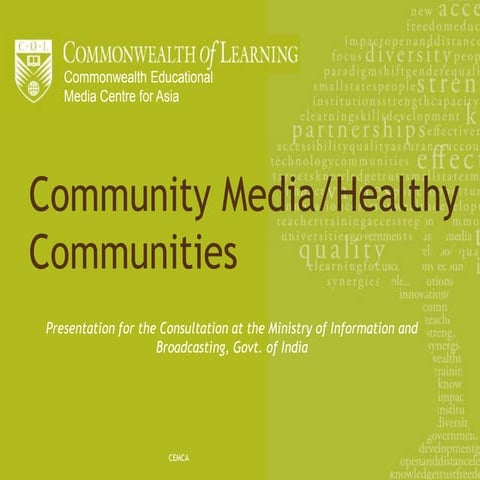 Community Media and CEMCA | PPT