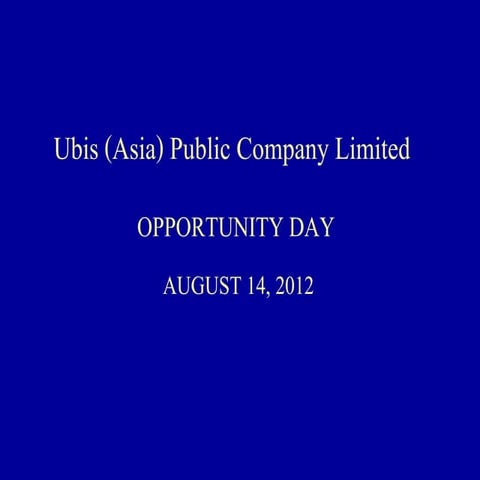 UBIS-Oppday-Q255 | PDF