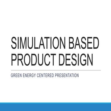 20120903 Simulation Based Product Design | PPTX