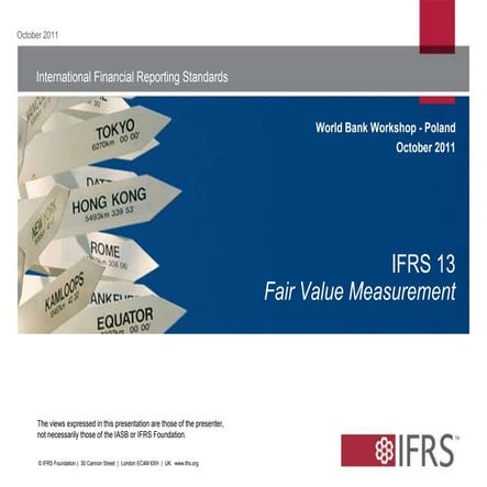 New ifrs 13 fair value measurment | PPTX